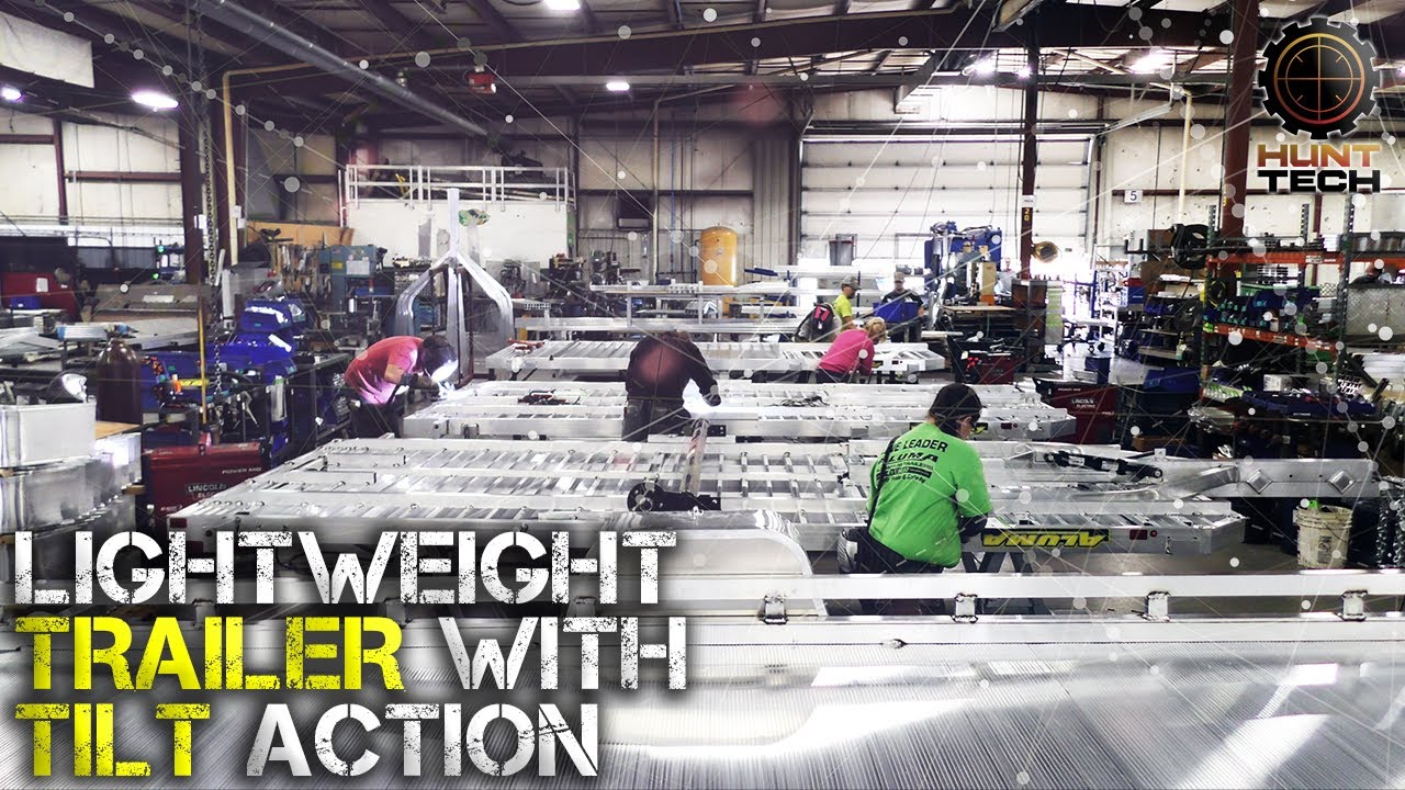 Aluma Tilt Trailers for Easy Loading - YouTube