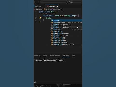5. Creating your first "Hello, World!" program in Java - YouTube
