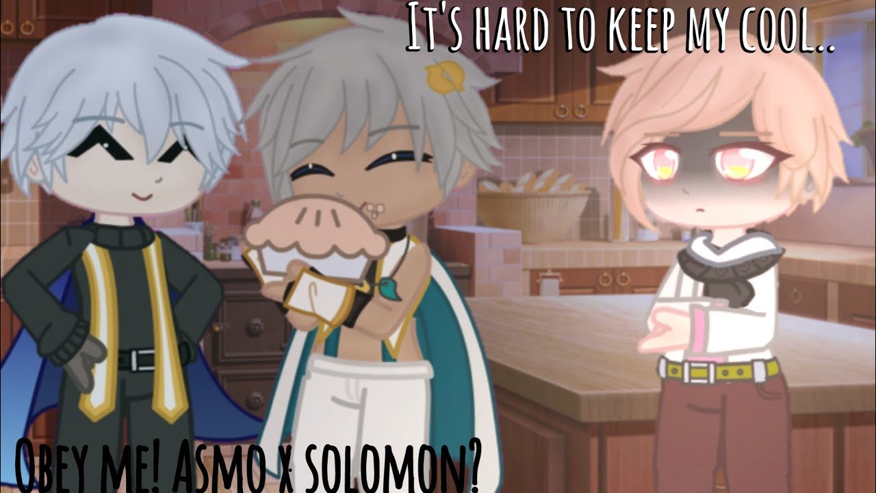 •It's hard To keep my Cool..•Obey Me! Asmodeus X Solomon(?)|Ft. Raphael ...