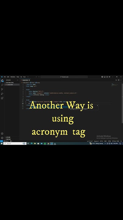 Html Coding Part 9 Codingshorts Html Python Html5 Programming