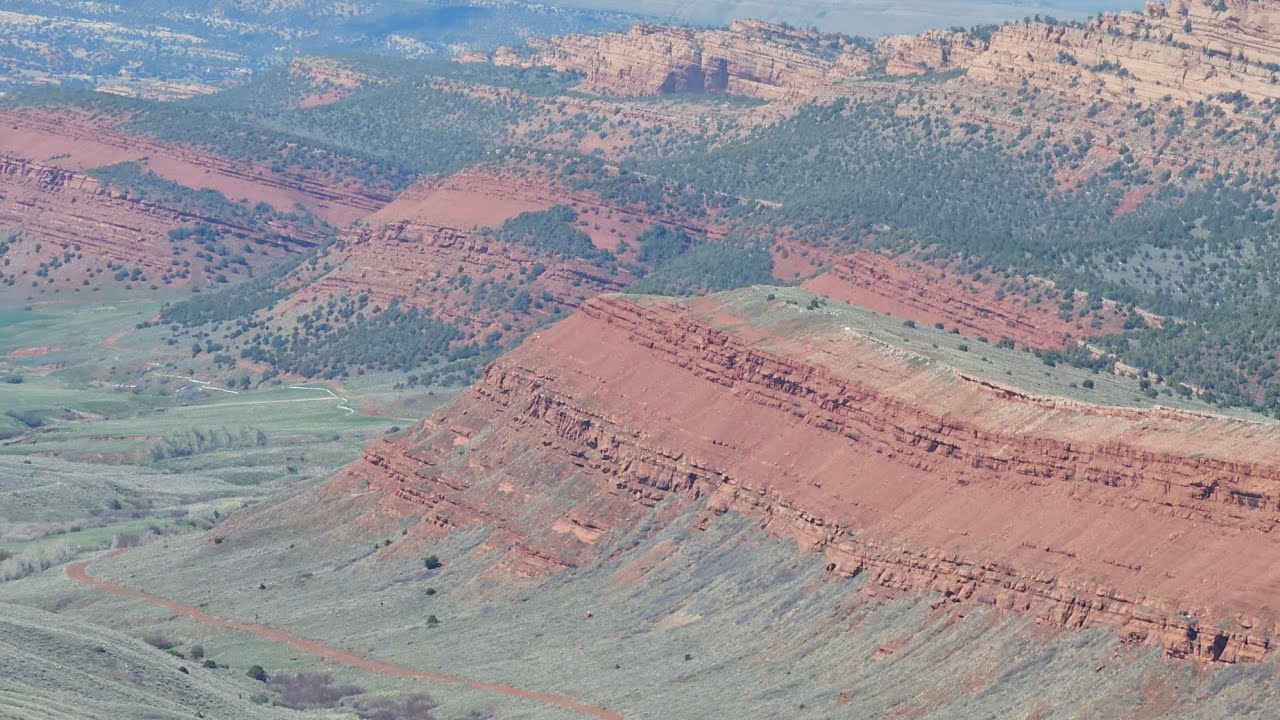 Wyoming Red Canyon Scenic Overlook - YouTube