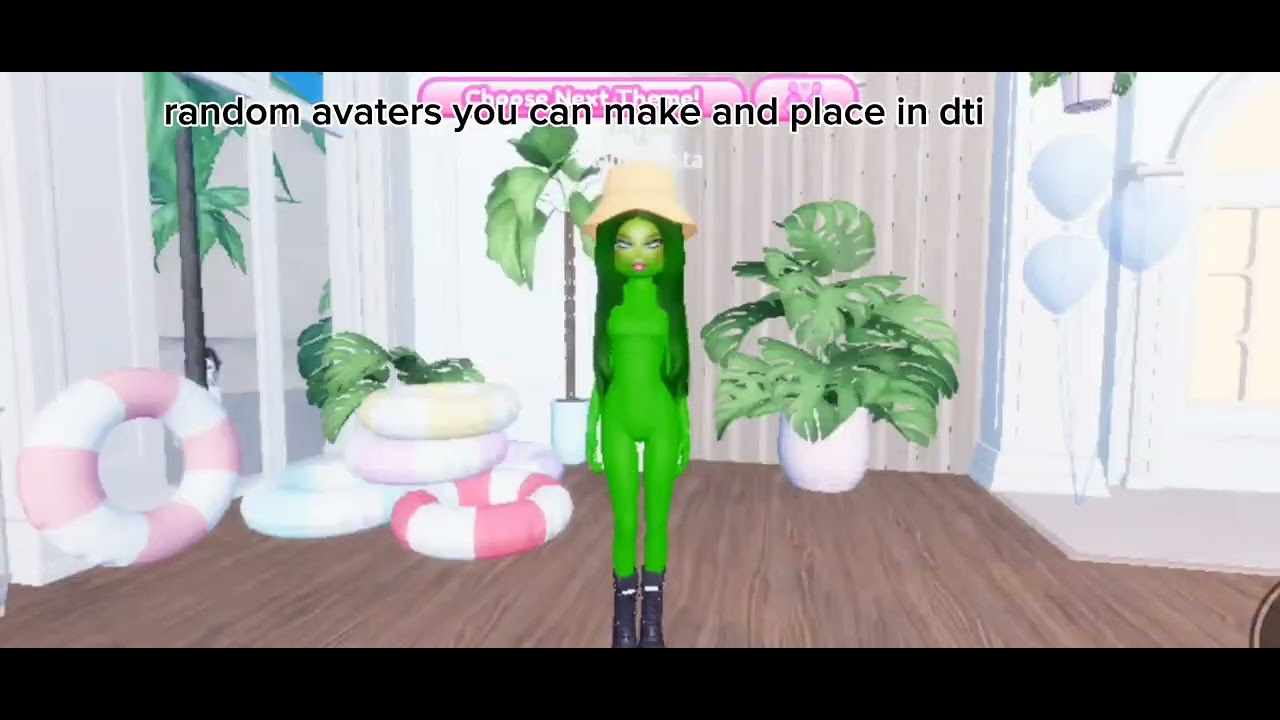 random avaters you can make and place in dti pt1 - YouTube