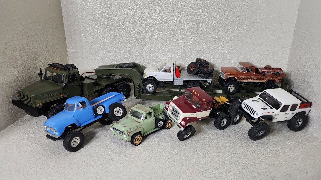 Axial SCX24 Custom Builds - YouTube