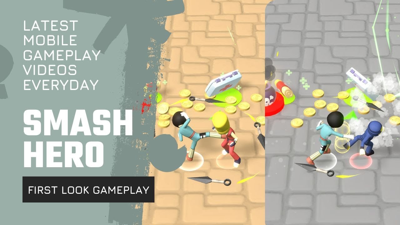 Smash Hero 🤼🎯👊🏻🤕 All Levels Gameplay iOS - YouTube