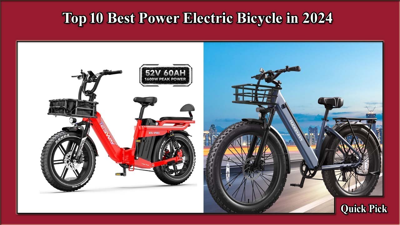 Top 10 Best Power Electric Bicycle in 2024 - YouTube