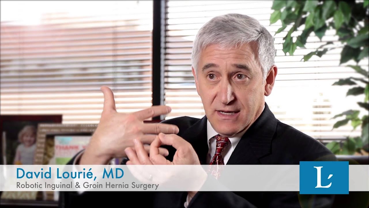 Robotic Inguinal Hernia Surgery - David Lourie MD - YouTube
