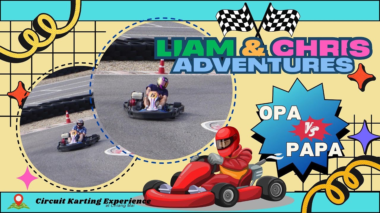 Cheer up "Opa VS Papa" with karting, who gonna win this game! - YouTube