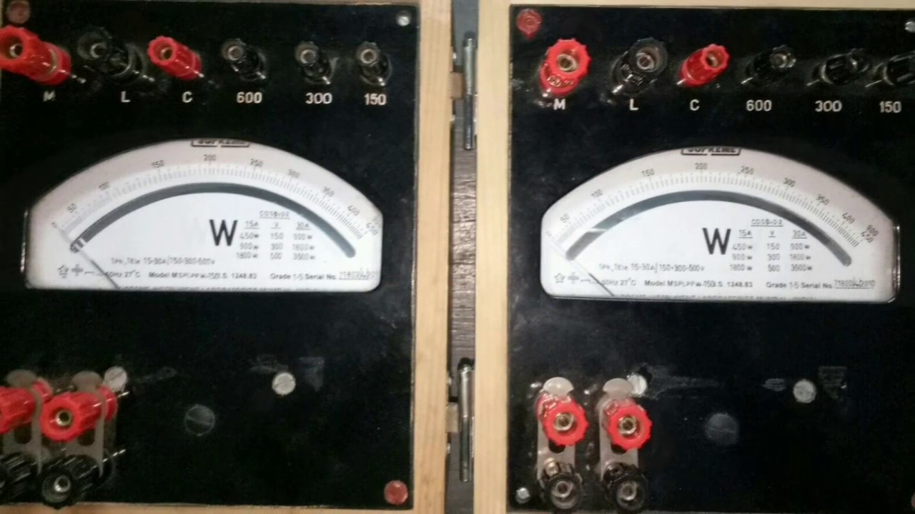 How To Calculate The MF In Wattmeter In Tamil YouTube How To Calculate The MF In Wattmeter In Tamil YouTube