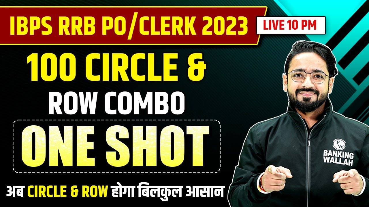 Circle Based Puzzle | Row Based Puzzle | One Shot | IBPS RRB PO/Clerk ...