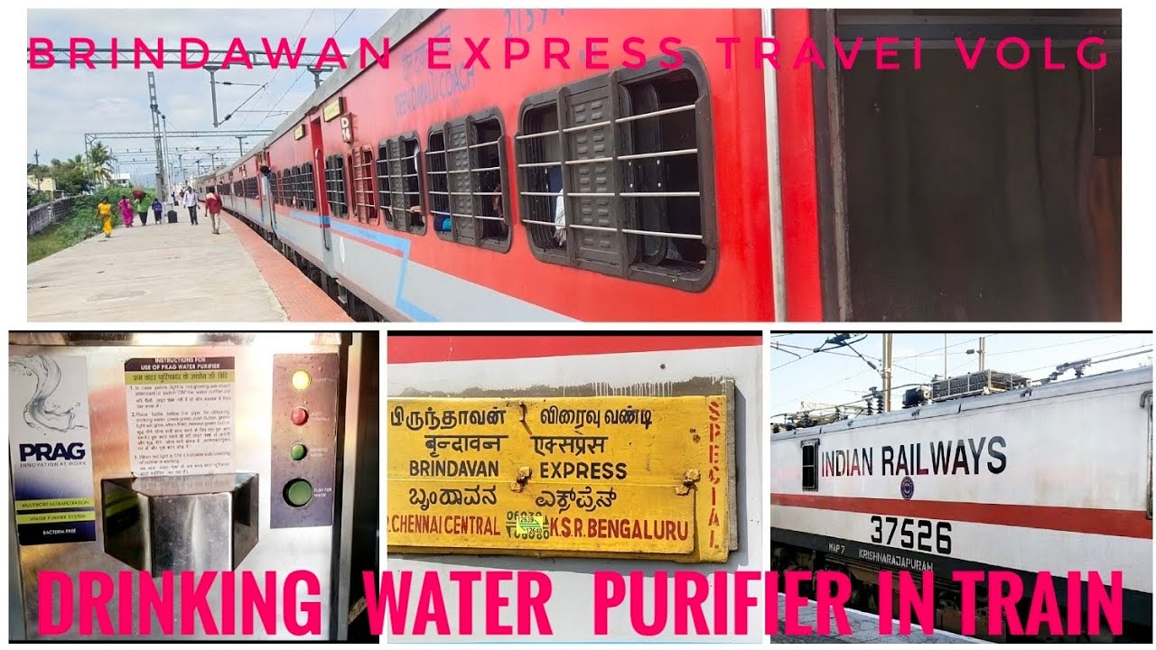 BRINDAVAN EXPRESS TRAVEL VLOG !!!! Chennai to Bangalore | NEW LHB ...