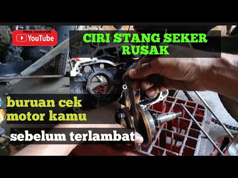 CARA MUDAH KETAHUI STANG SEKER SEPEDA MOTOR YANG RUSAK - YouTube