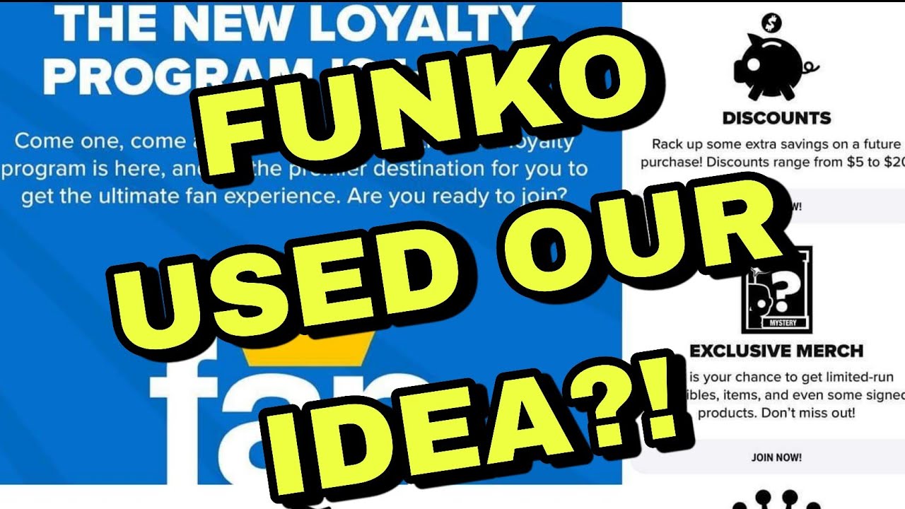 FUNKO USED OUR IDEA! | WHAT IS FUNKO FAN REWARDS | LIMITED FUNKO POPS ...