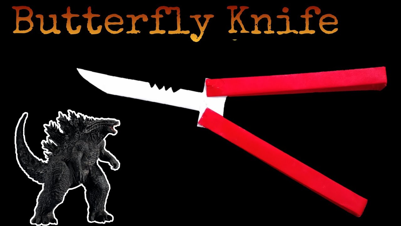 How To Make Paper Butterfly Knife Origami Easy Knife Butterfly Knife how-to-make-paper-butterfly-knife-origami-easy-knife-butterfly-knife