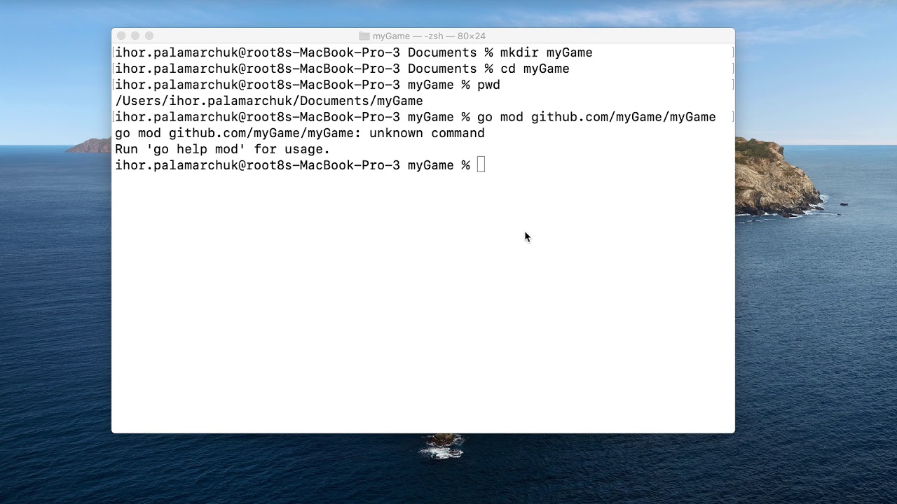 How To Install Ebiten Golang 2d Game Engine On Mac Os Youtube