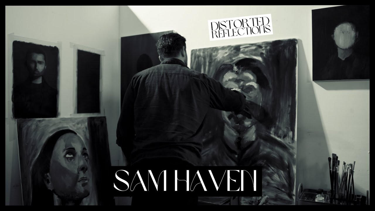 Watch SAM HAVEN paint for an upcoming exhibition | Distorted ...