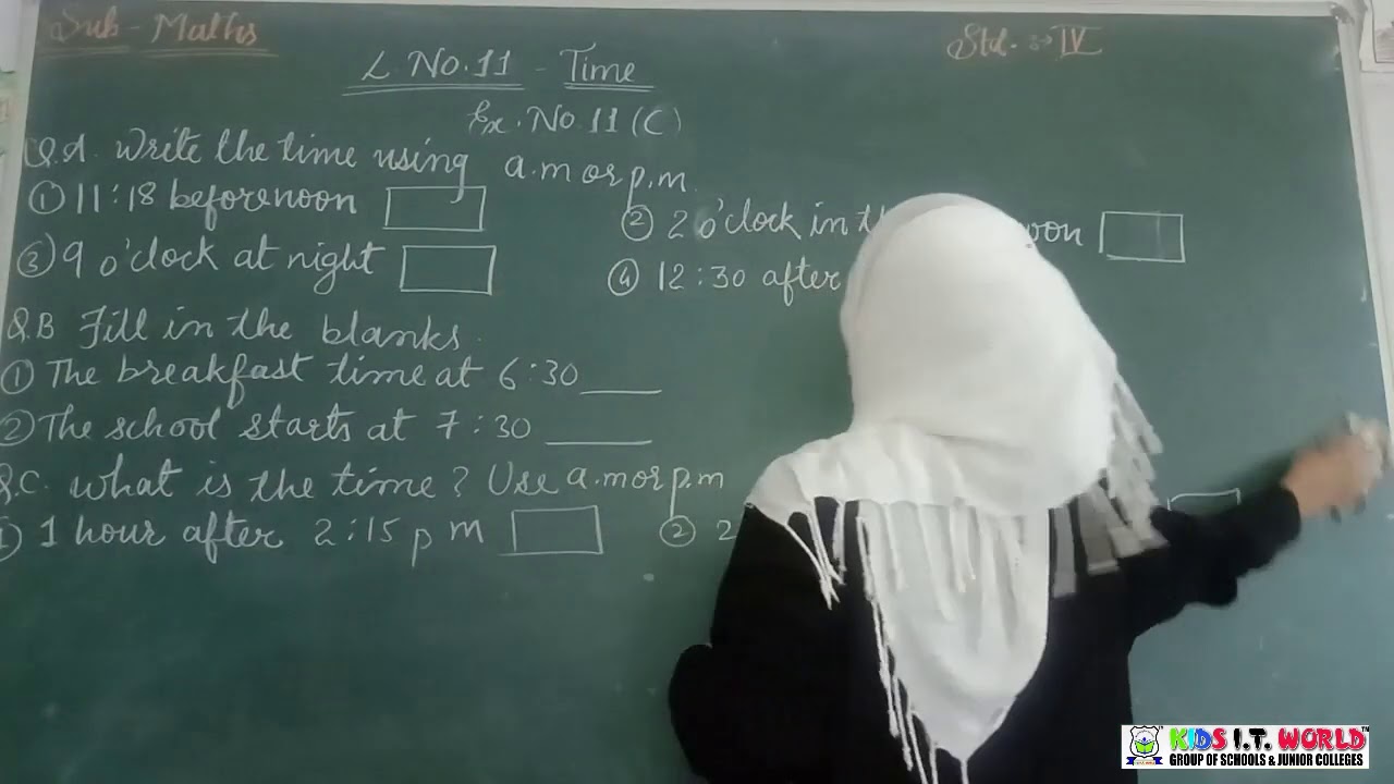 Chapter 11 Time (Subject: Maths) - YouTube
