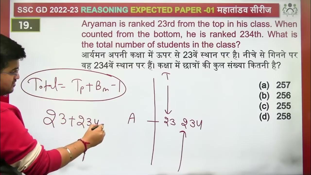 SSC Reasoning Most Important Questions 19 | SSC Reasoning by Deepak Sir - YouTube