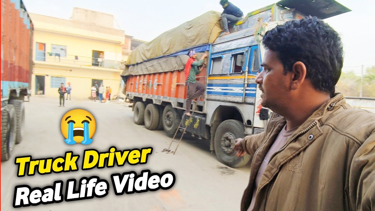 Truck Driver Real Life Video 😭 Truck Driver Life In India || Truck ...