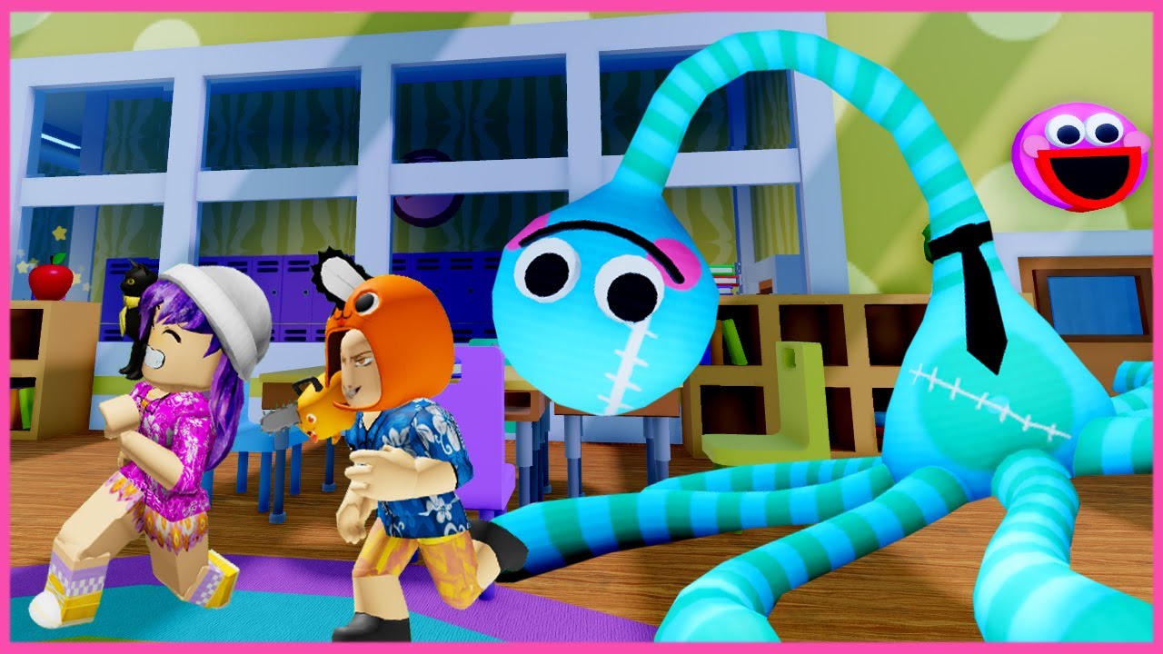 Roblox หนีมาสคอตวิกเกอร์ปลาหมึกยักษ์จากโรงเรียนตอนกลางคืน - YouTube