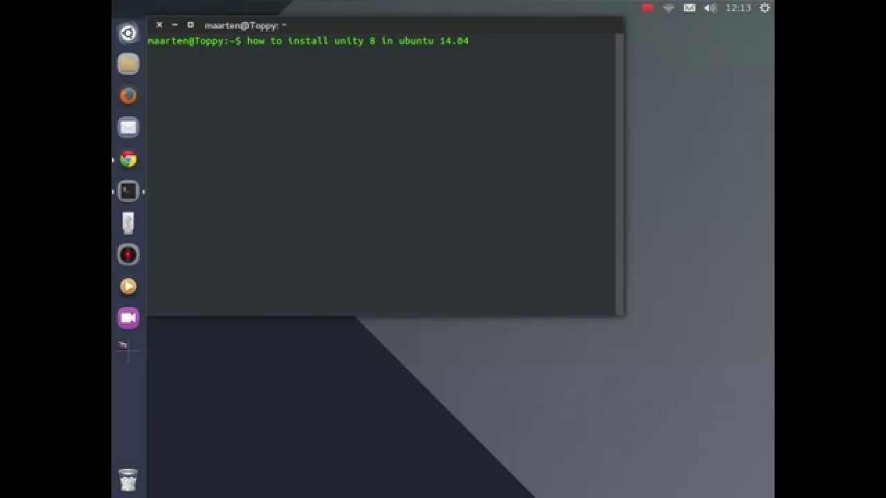 Linux #1 how to install unity 8 in ubuntu 14.04 - YouTube