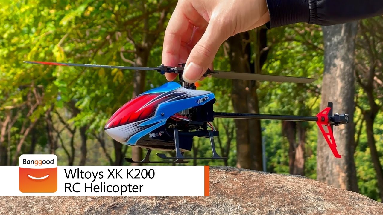 Wltoys XK K200 4CH 6-Axis Gyro RC Helicopter RTF - Shop on Banggood ...