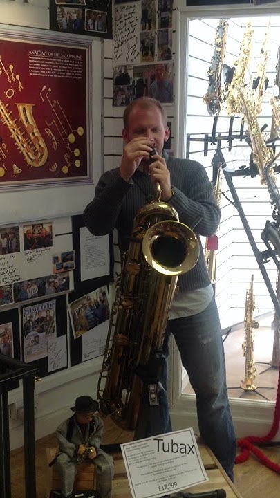 Tubax: Playing the contrabass saxophone - YouTube