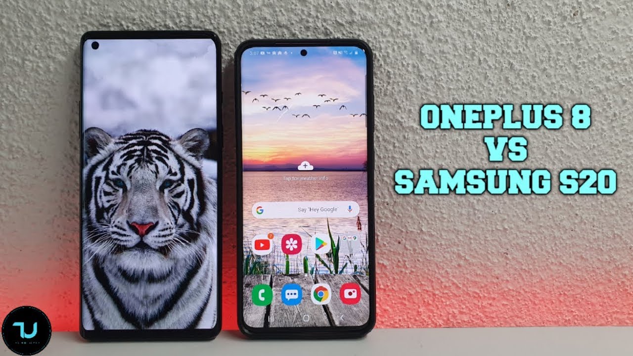 OnePlus 8 vs Samsung S20 Camera comparison/Screen/Size/Sound Speakers ...