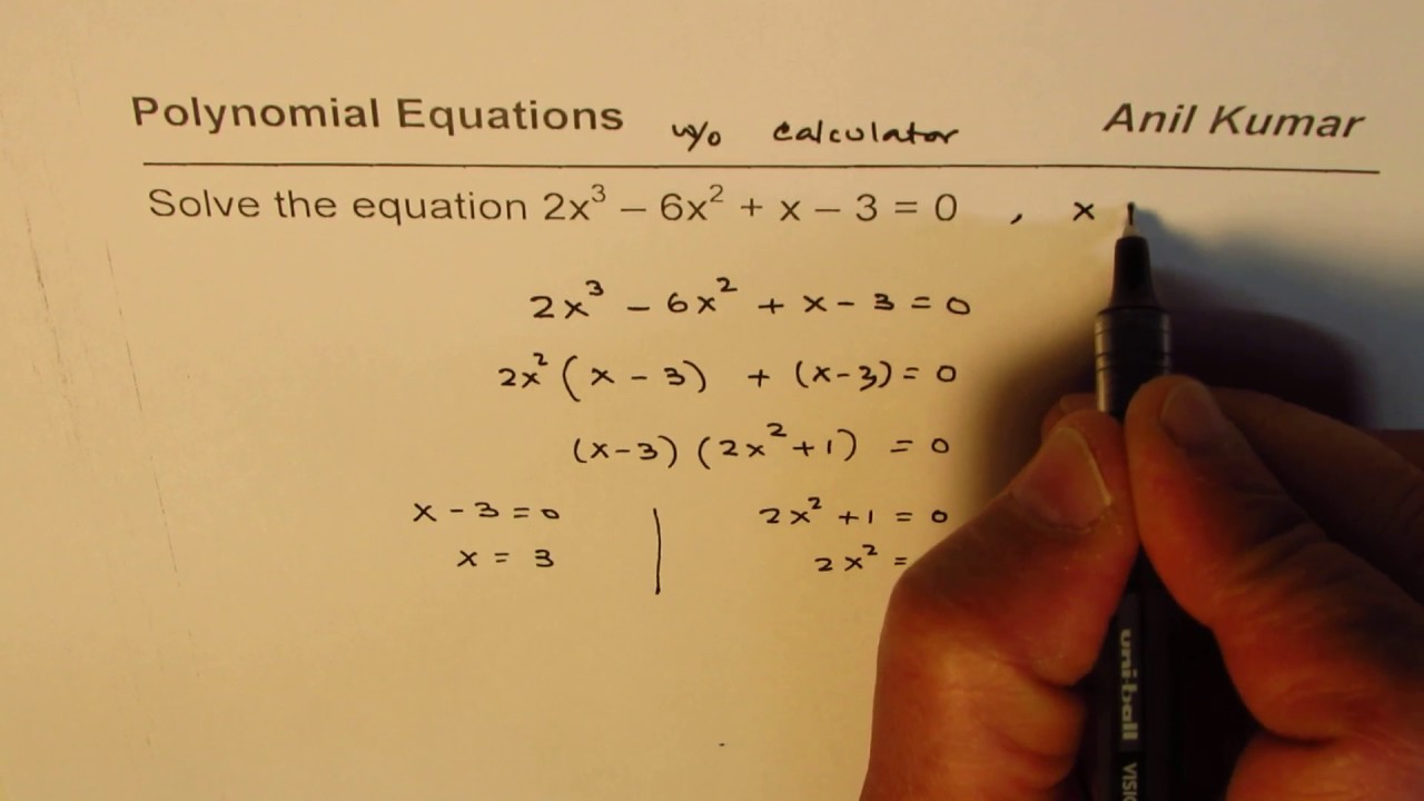 Polynomial Equation In Domain Of Complex Numbers SAT New YouTube Polynomial Equation In Domain Of Complex Numbers SAT New YouTube