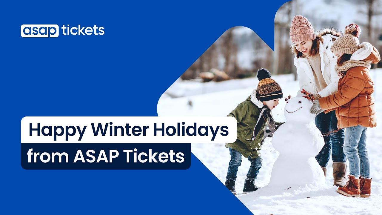 Winter holiday greetings from ASAP Tickets travel agents - YouTube