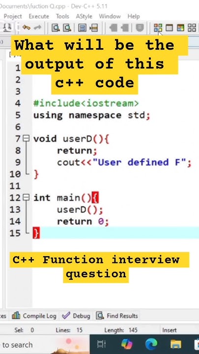 C++ interview questions and answers _ c++ programming __ c++ __ @YouTube _ #500subs __ c++ ...