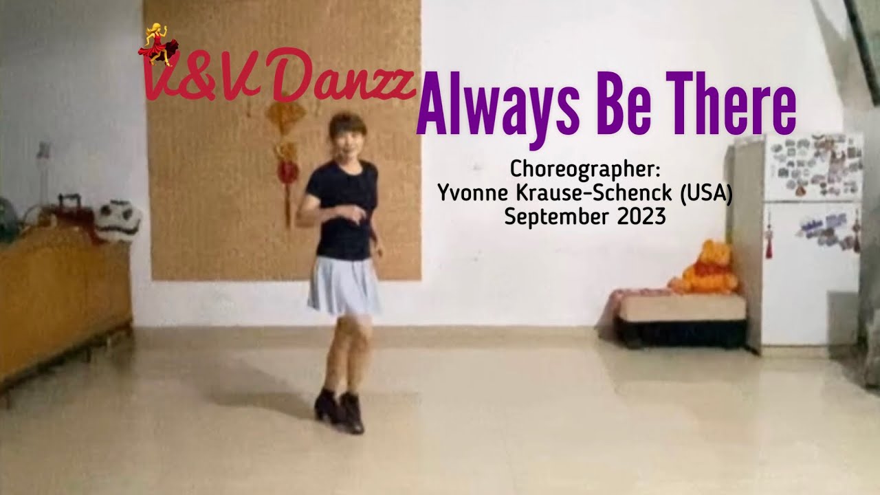 Always Be There - Line Dance (Choreo : Yvonne Krause-Schenck) - YouTube