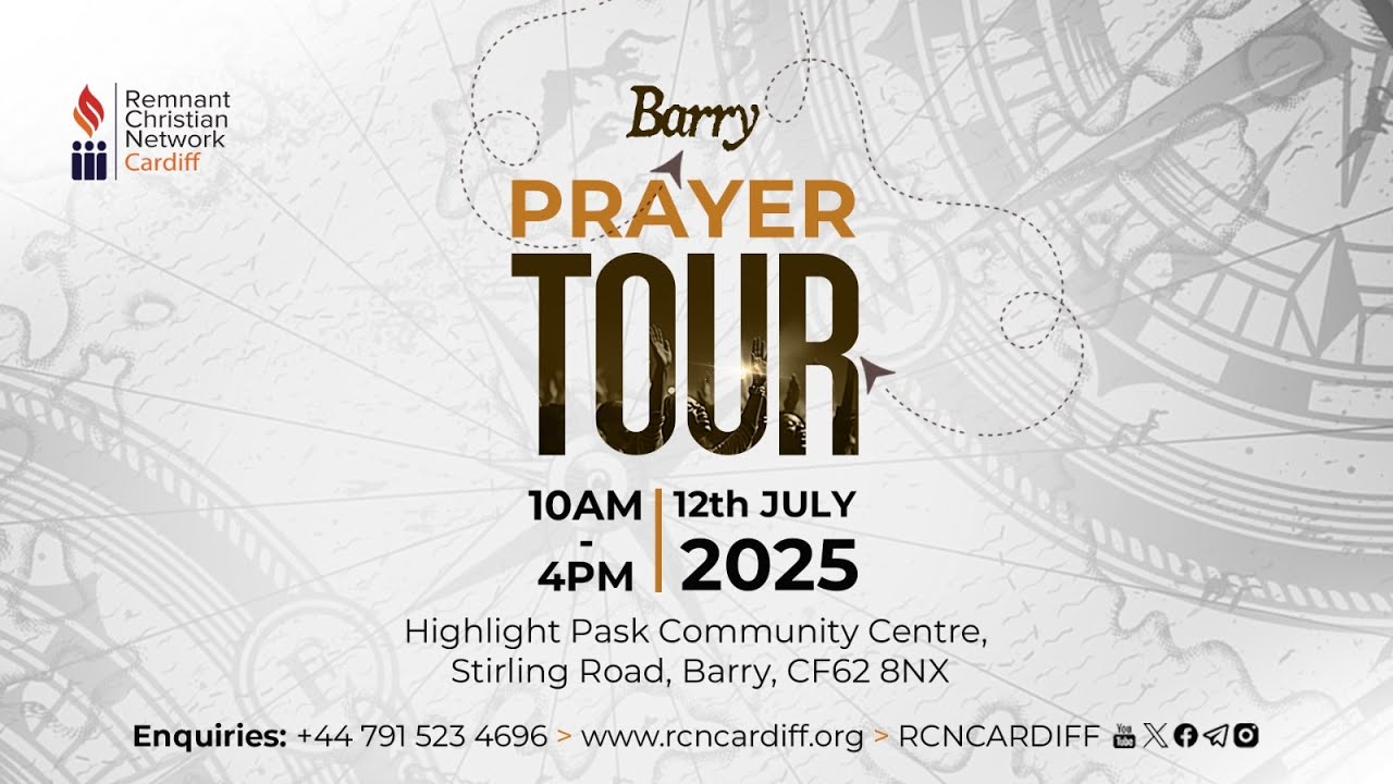 BARRY PRAYER TOUR || 12TH JULY 2025 || RCN CARDIFF - YouTube