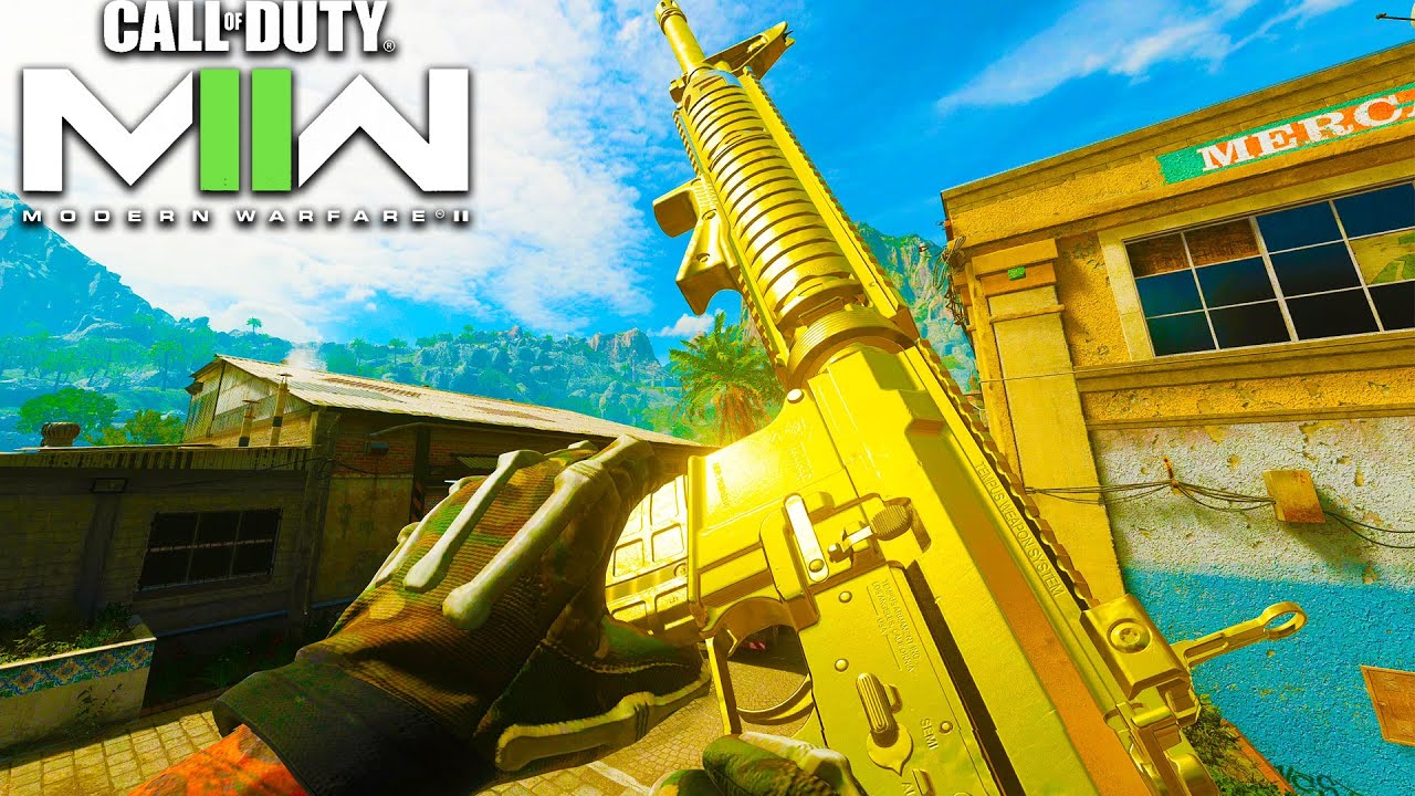 *NEW* GOLD CAMO M4 is BROKEN! (Best M4 Class Setup) - YouTube