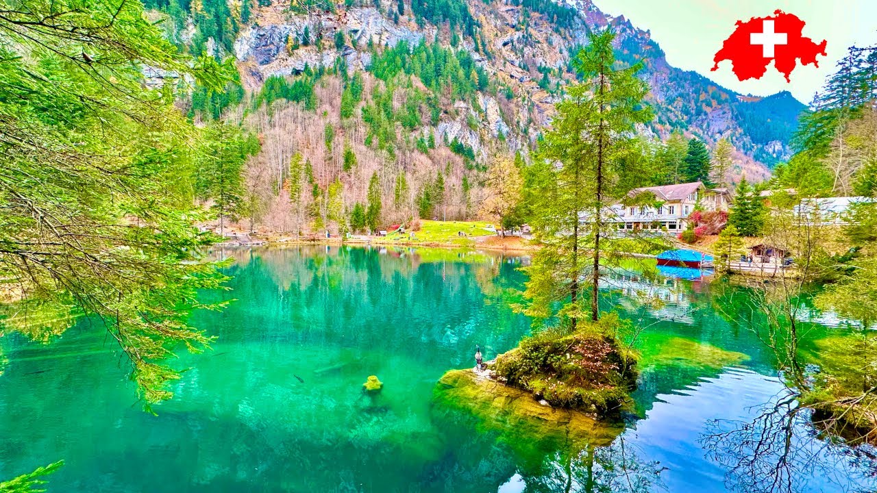 Autumn at Blausee Switzerland | One of the Most Beautiful Mountain ...