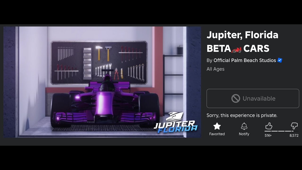 JUPITER FLORIDA HAS BEEN REMOVED FROM ROBLOX - YouTube