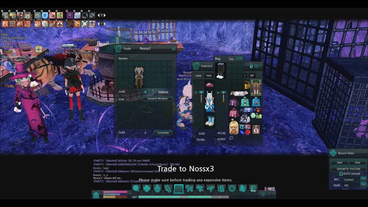 Mabinogi- Crafting Languhiris Chaser Armor - YouTube