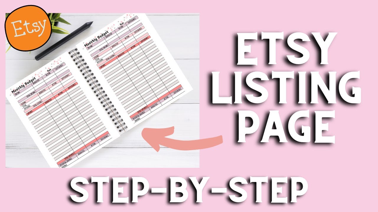 Etsy Listing Page FOR BEGINNERS 2021 | STEP-BY-STEP Canva Tutorial ...