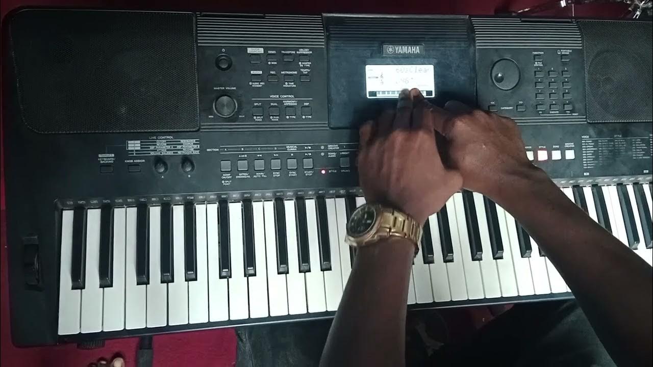 how to play ariaria on your piano Yamaha psr E463 - YouTube