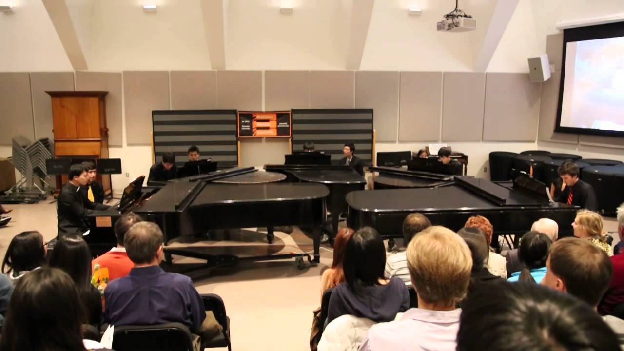 Ragtime alla Turca for 5 Pianos - YouTube