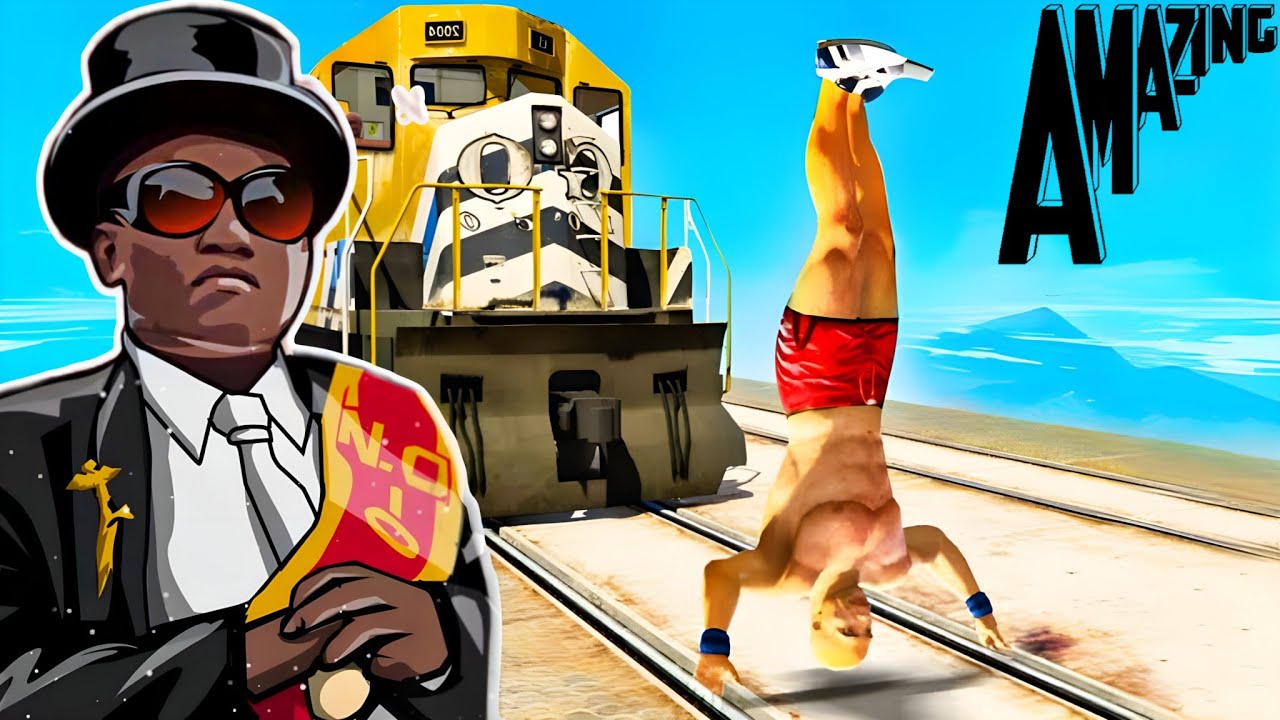 BODYBUILDER vs TRAIN || Muscular guy Destroying train brutally 🏴‍☠️🤯😵‍💫 ...