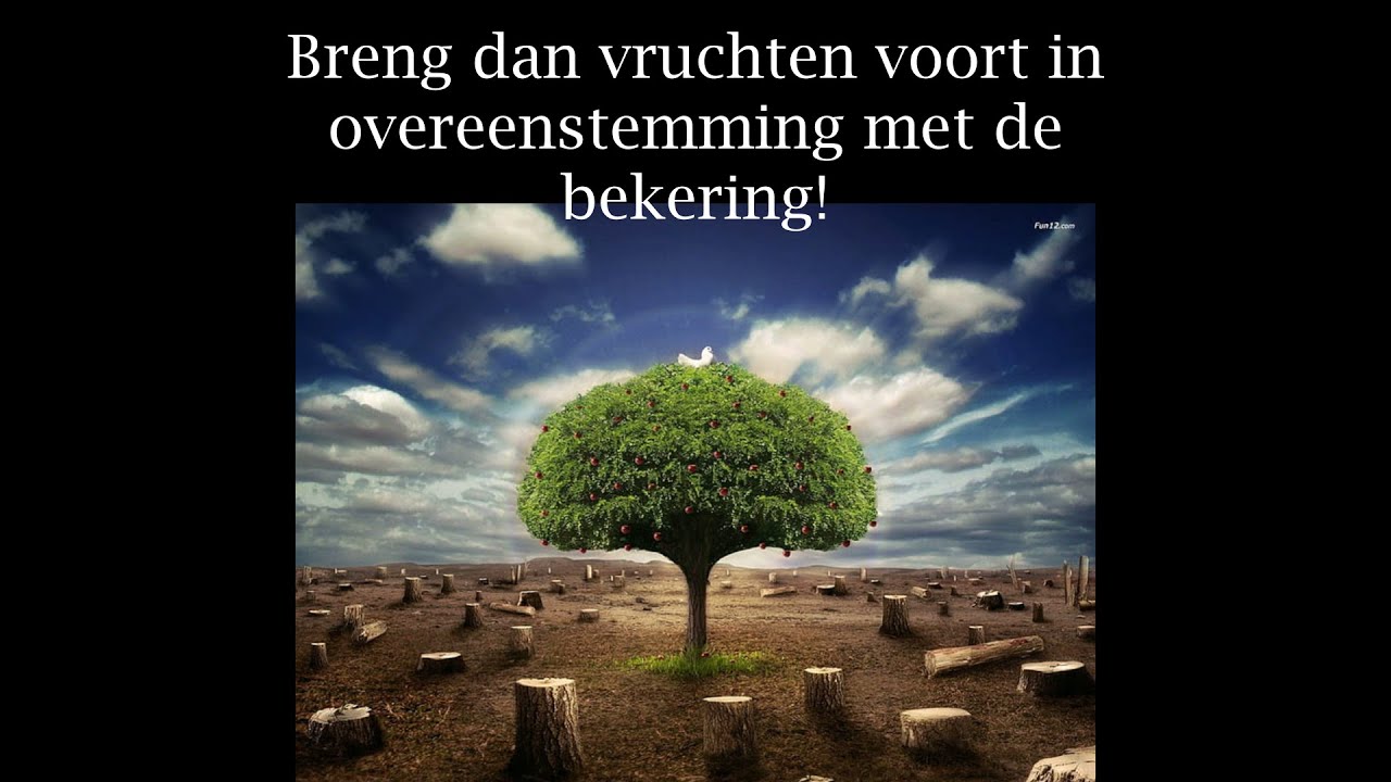 Breng dan vruchten voort in overeenstemming met de bekering! - YouTube