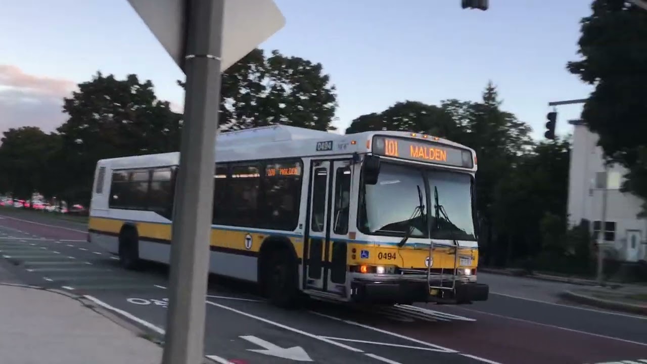 MBTA 2004/5 Neoplan AN440LF 0494 - YouTube