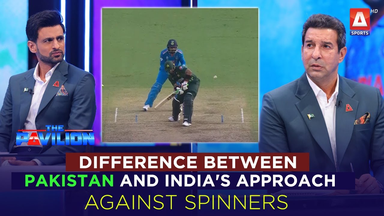 Difference between Pakistan and India's approach against spinners ...