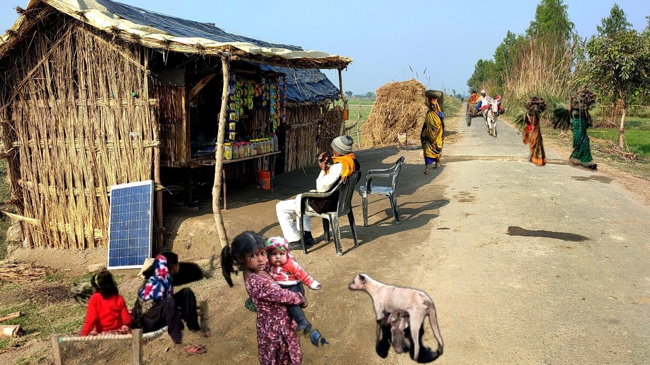 Very Poor Village In UP India || The Village Roads In Up India Are Like ...