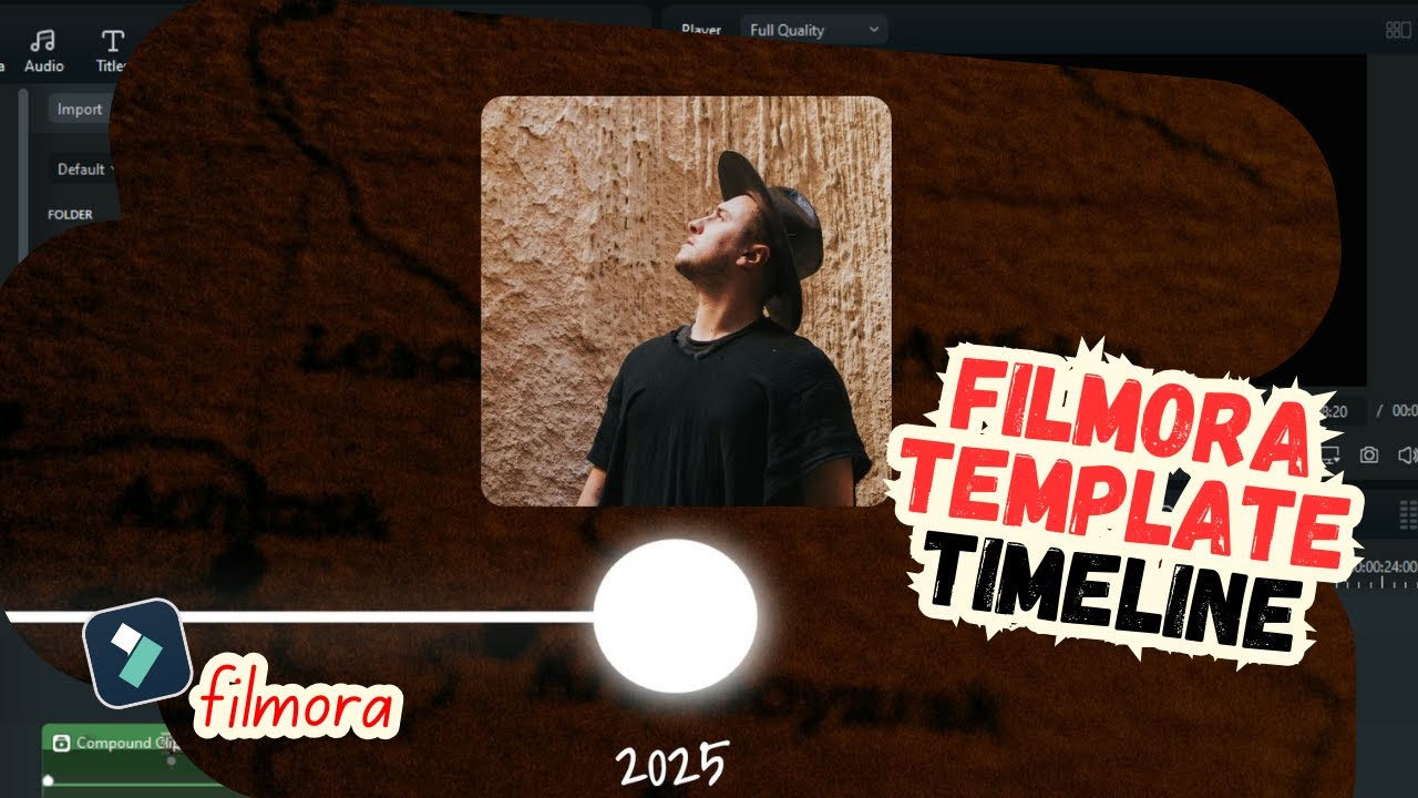 Filmora Template: Timeline Travel Festival Vlog Slideshow - YouTube