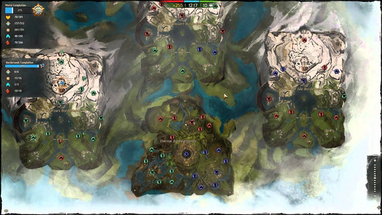 guild wars 2 gw2 how to map travel in battle grounds gameplay ...