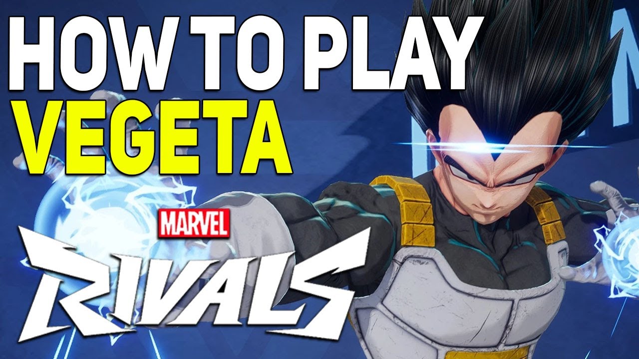 HOW TO PLAY AS Vegeta from Dragon Ball Z in Marvel Rivals Game, Marvel ...