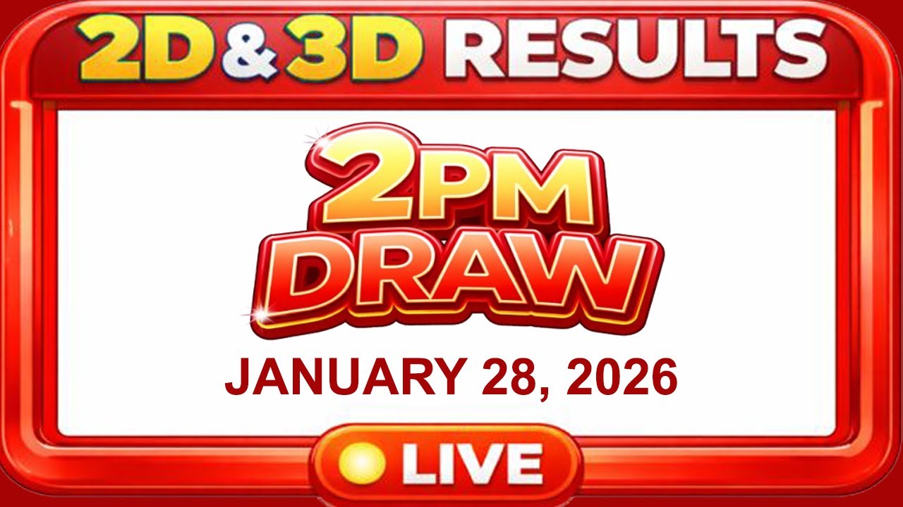 2pm Lotto Result Today Draw January 28, 2026 Swertres EZ2 PCSO Live ...