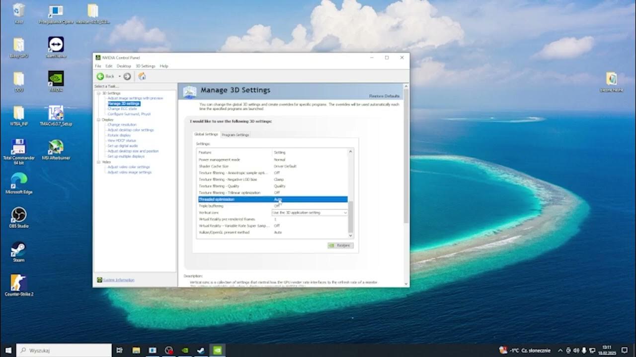 How to Adjust Threaded Optimization on NVIDIA GeForce RTX 4090 - YouTube