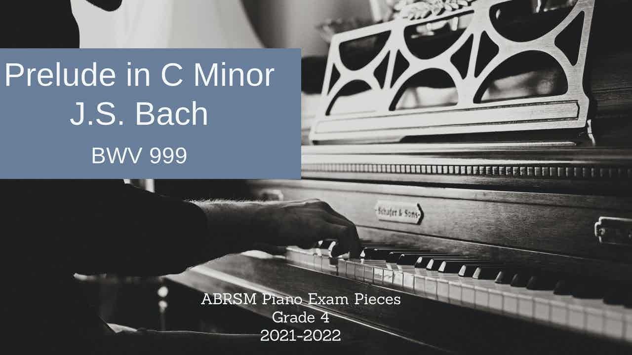 Prelude in C Minor by J.S Bach BWV 999 - YouTube
